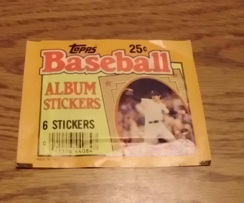 1984 TOPPS BASEBALL ALBUM STICKERS UNOPENED PACK (NEW YORK YANKEES) | eBay