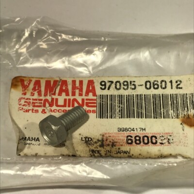 Qty 2 New OEM Yamaha Bolt 97095-06012-00 | eBay