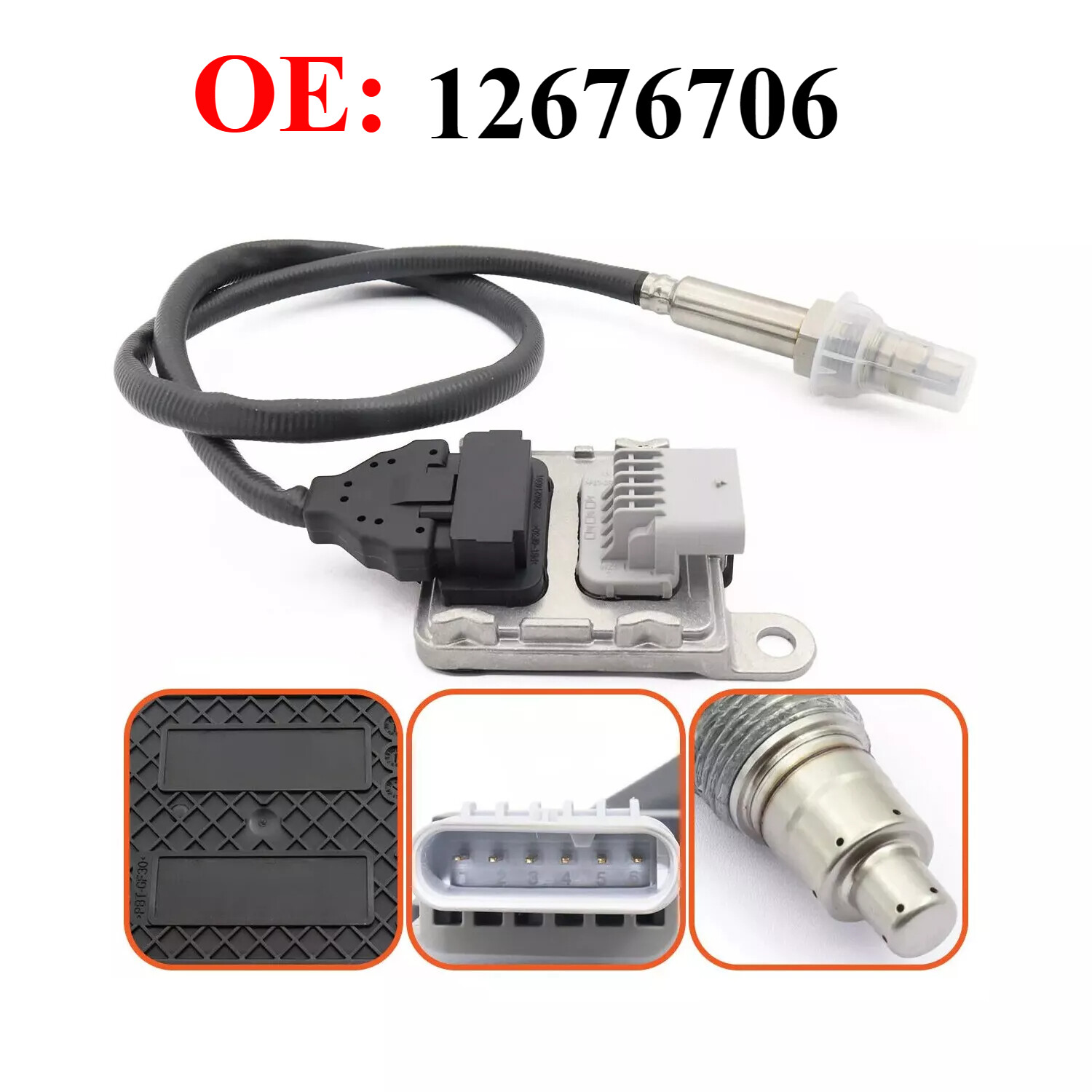 12676706 NOX SENSOR For GMC Silverado 2500 3500 6.6L Downstream 2017 ...