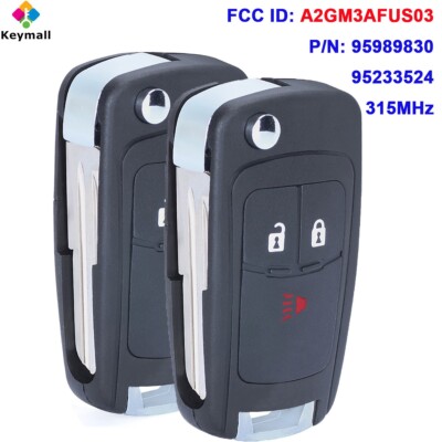 A2GM3AFUS03 Remote Key Fob for Chevrolet Spark 2013 2014 2015 95989830 ...