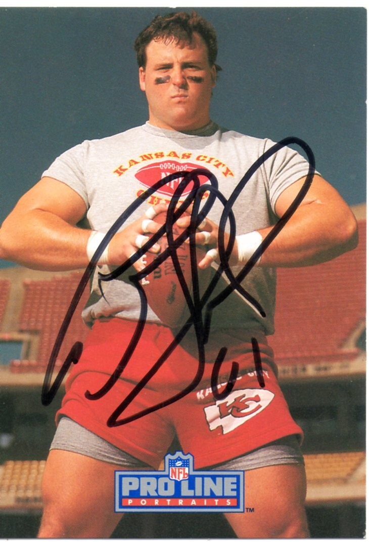 Tim Grunhard Autograph Card NFL Kansas City Chiefs | eBay
