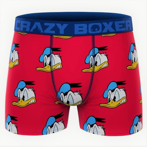 CRAZY BOXER Disney Donald Duck Heads Red Soft Touch Boxer Briefs NWT | eBay