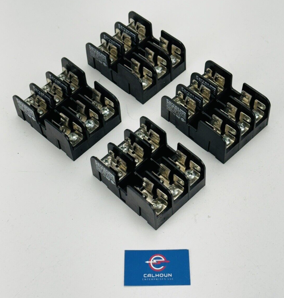 (LOT OF 4) Ferraz Shawmut 30310 3 Pole Fuse Holder 600V 30A *WARRANTY ...