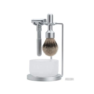 Merkur High-Quality Complete Futur Shave Set in Luxurious Matte Chrome ...