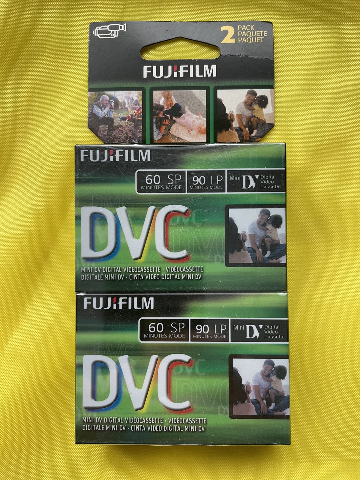 Fujifilm DVC Mini DV Digital Video Cassettes 60 Min SP - 2 Pack | eBay