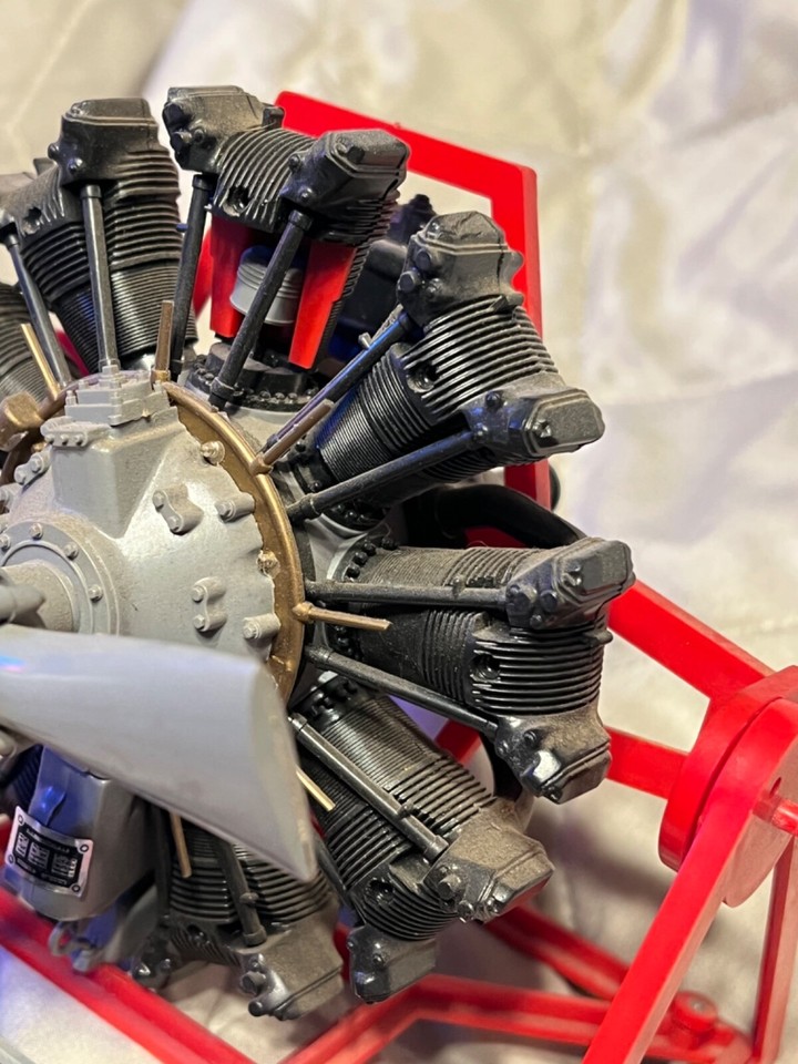 Aircraft Engine Model. Wright Cyclone aircraft engine model 1/12 scale ...