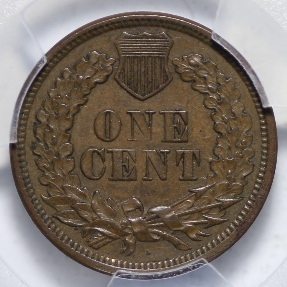 1869 Indian Head Cent Penny PCGS AU55 CAC! Amazing,Pristine Coin! STFNM ...