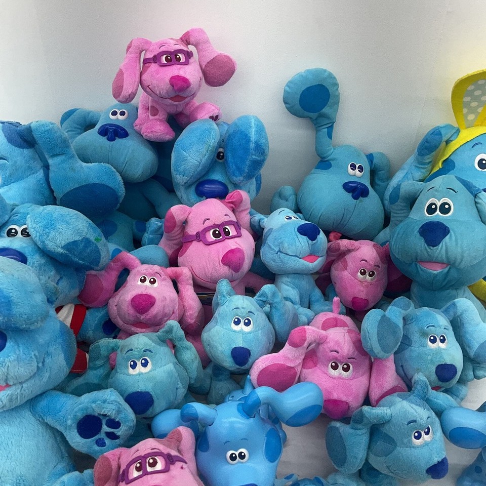 LOT 15 lbs Preowned Blue's Clues Nick Jr. Character Plush Toys Stuffed ...