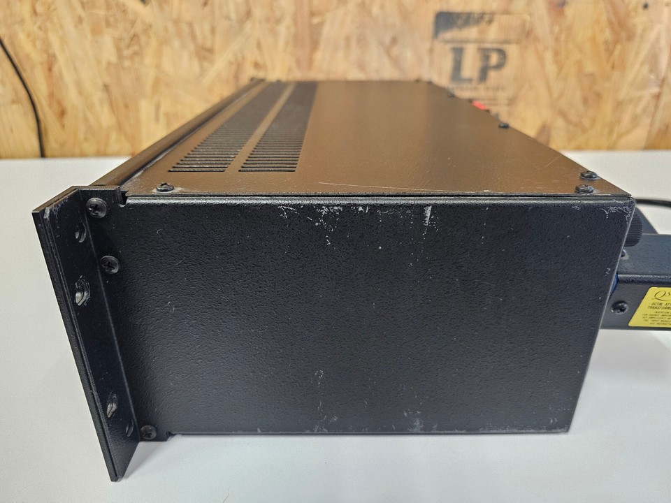 QSC 1200 Professional 2 Ch Power Amplifier w/ x2 Impedance Attenuators ...