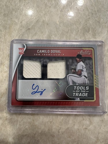 2022 Panini Absolute CAMILO DOVAL Tools Of The Trade Auto Dual Patch ...
