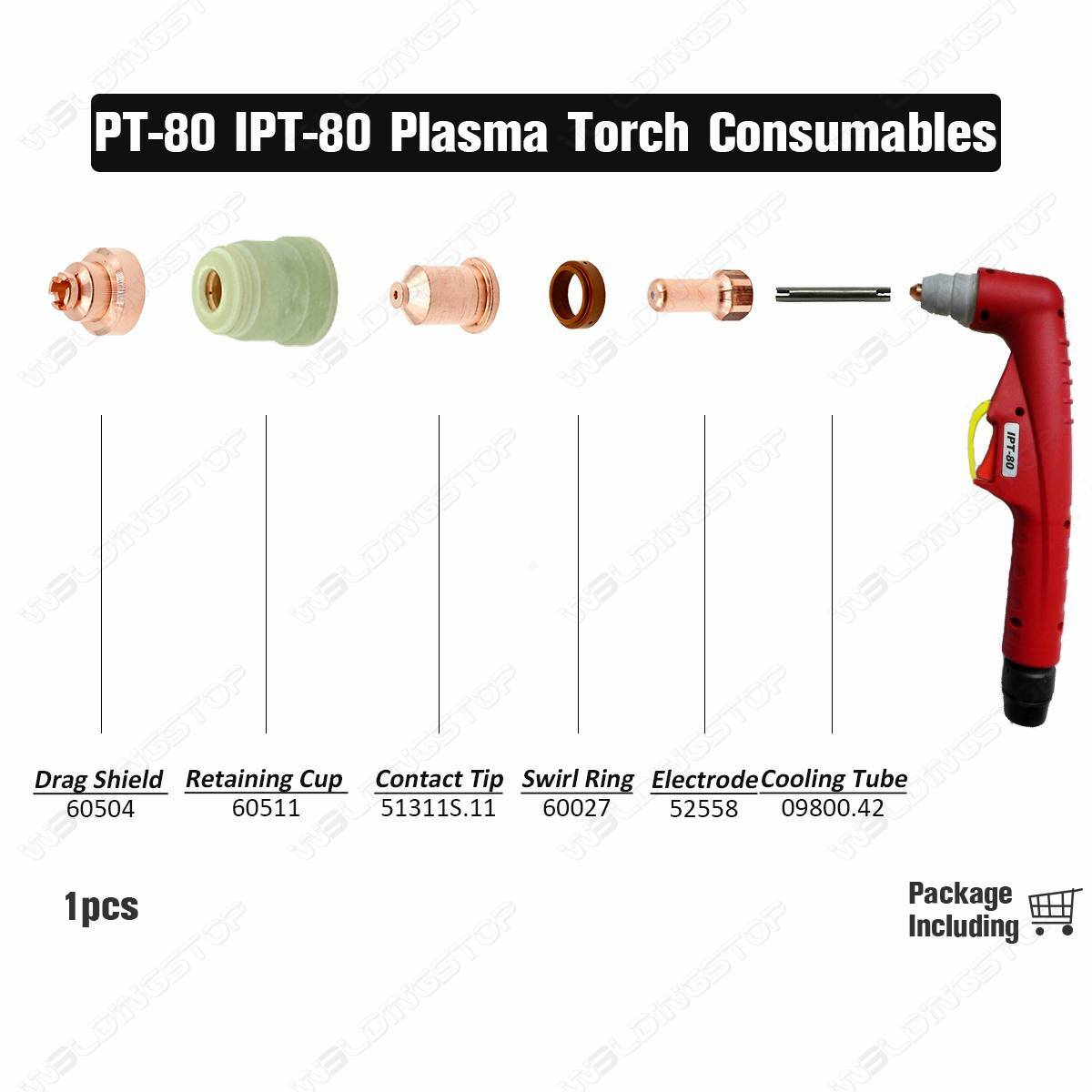MT60504 iPT80 Shielded Nozzle End Cap 60504 PT80 PT-80 Plasma Torch 70s 80s 699462742131| eBay