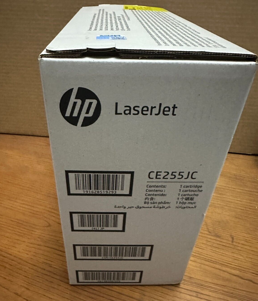 NEW SEALED!!! GENUINE HP 55X HIGH YIELD Toner CE255JC P3015 M521 M525 ...