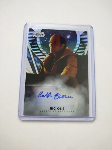 2023 Topps Star Wars Signature Series Ralph Brown / Ric Olie Auto A-RB ...