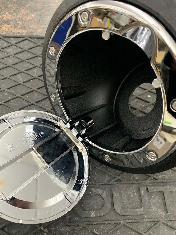 2006-2010 HUMMER H3 GAS FUEL TANK CAP DOOR CHROME NEW GM IN BOX ...