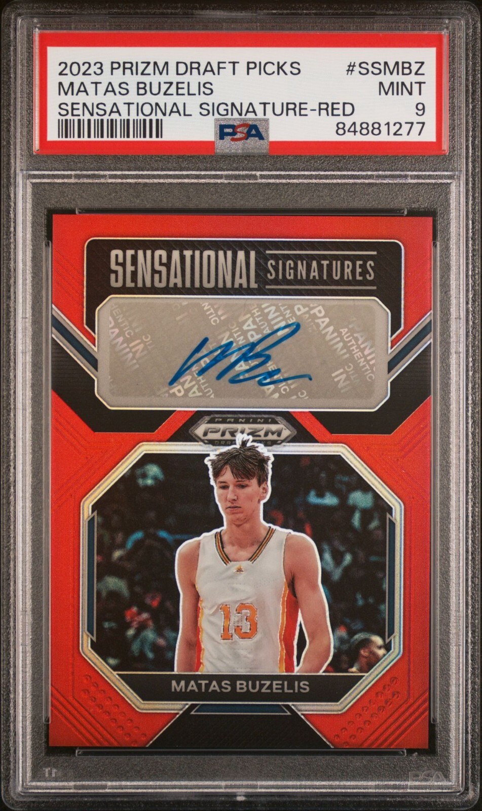 2023-24 Panini Prizm Draft Picks - Sensational Signatures Red Prizm #SS ...