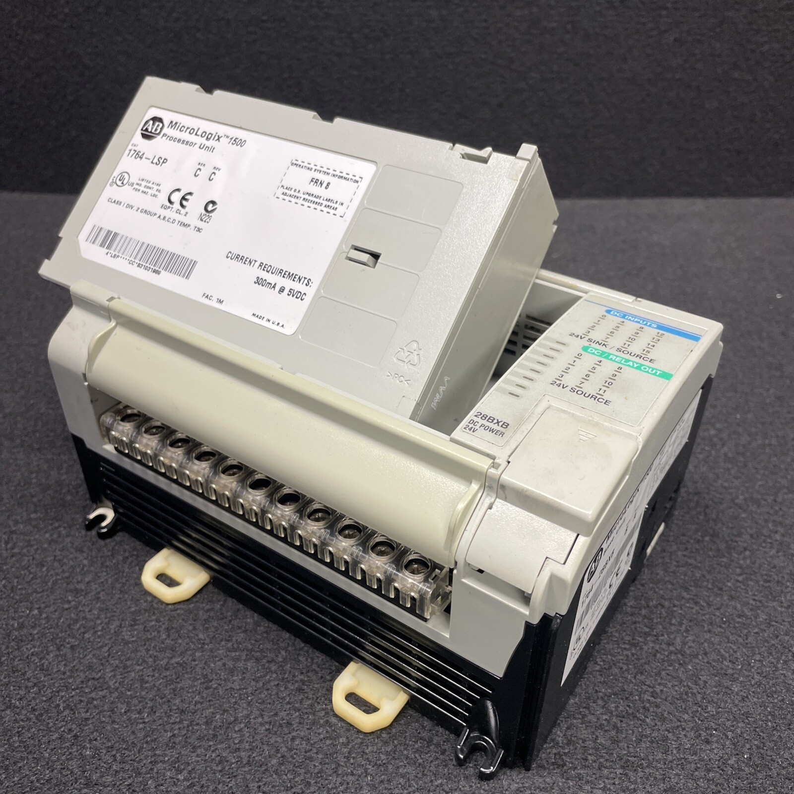 MicroLogix 1500 1764-28BXB Ser. B Rev. A / 1764-LSP Ser C Rev C Frn 8 ...
