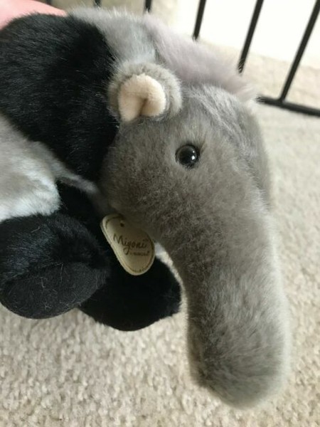 12" Anteater Standing ANT Eater Striped Stuffed Wild Animal Plush ...