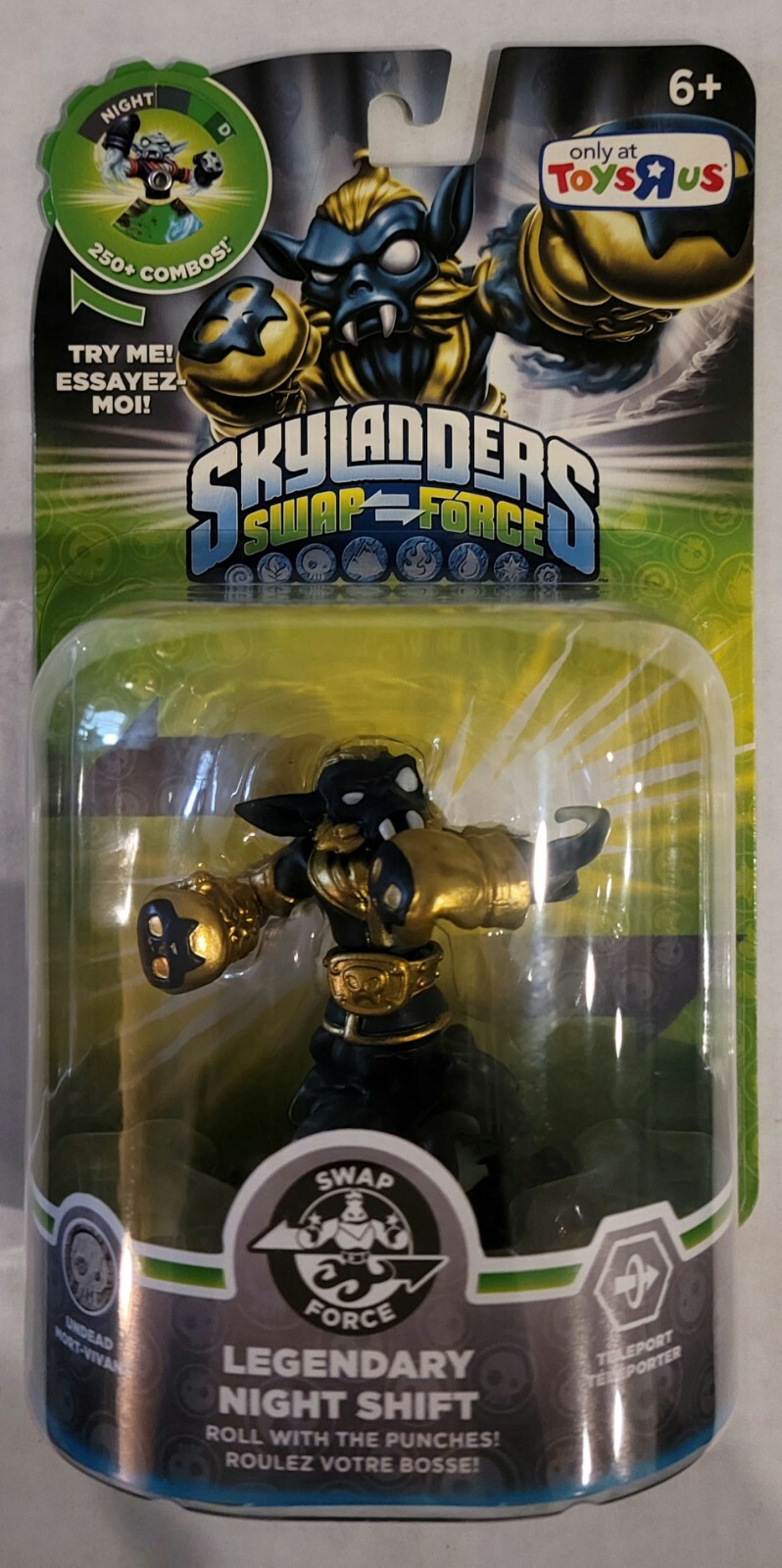 Toys R Us Exclusive Skylanders Swap Force Legendary Night Shift | eBay