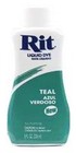 TEAL color #4 RIT Fabric DYE choose Liquid Bottle or Powder Concentrate ...