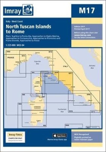 Imray Chart M17: North Tuscan Islands to Rome (M Series) by Imray ...