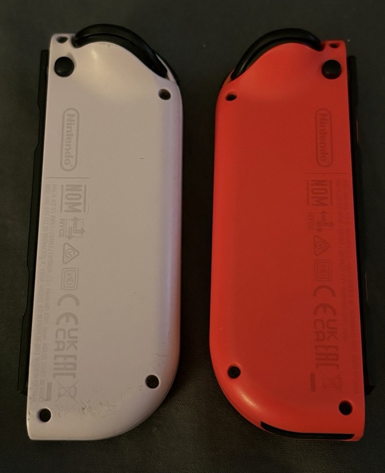 Nintendo Switch Joy-Con’s Neon Pink & Neon Red Pair With Grips | eBay UK