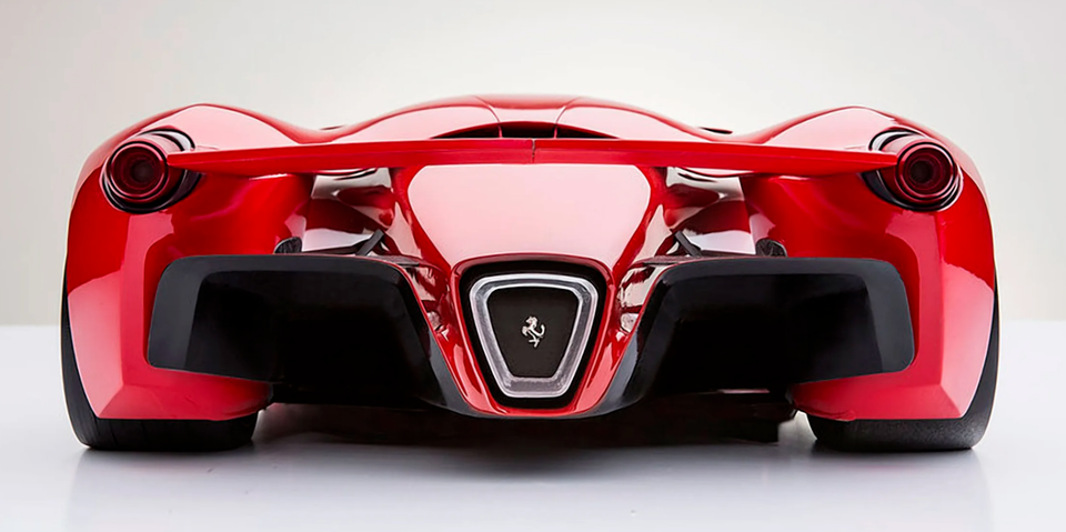 FERRARI Race Car Racing Hypercar Concept Red Custom Built LARGE 1 ...