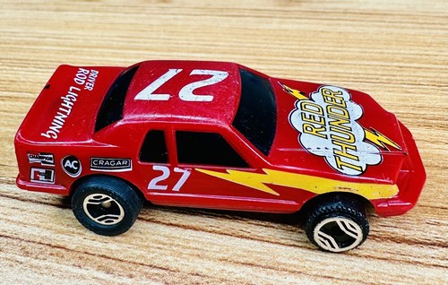 2 3/4" Plastic Tonka TNT Racer w/o launcher Red Thunder #27 Driver Rod ...