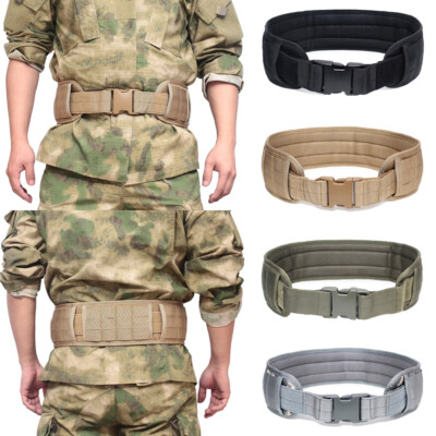 Tactical Military Waist Belt Multi-Purpose Molle Padded Belt Hunting ...