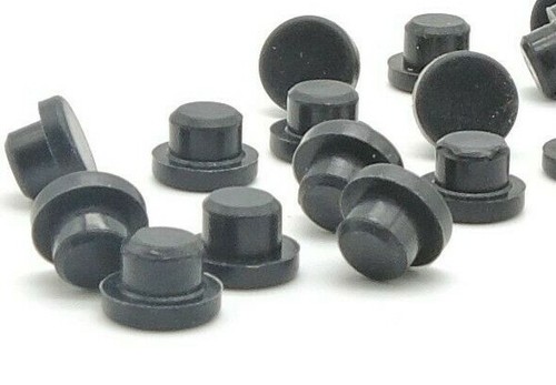 3/8" (10mm) Silicone Rubber Panel Hole Plugs Push-In Flat Head Seal | eBay
