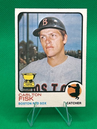 1973 topps all-star rookie baseball card #193 HOF Carlton Fisk Near ...