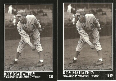 2 CARD 1991 CONLON ROY MAHAFFEY BASEBALL CARD LOT #603 | eBay