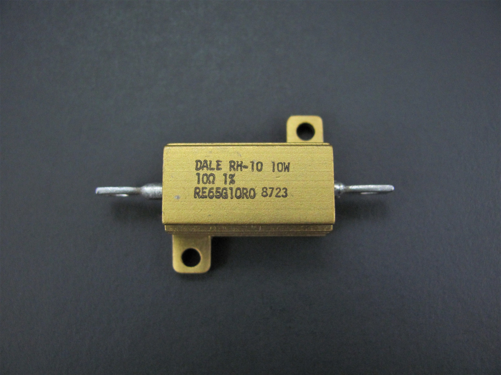 10 Ohm 10W 1% Metal-Clad Resistor - Dale / Vishay RH10 - New Old Stock ...