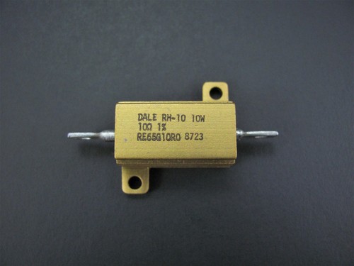 10 Ohm 10W 1% Metal-Clad Resistor - Dale / Vishay RH10 - New Old Stock ...