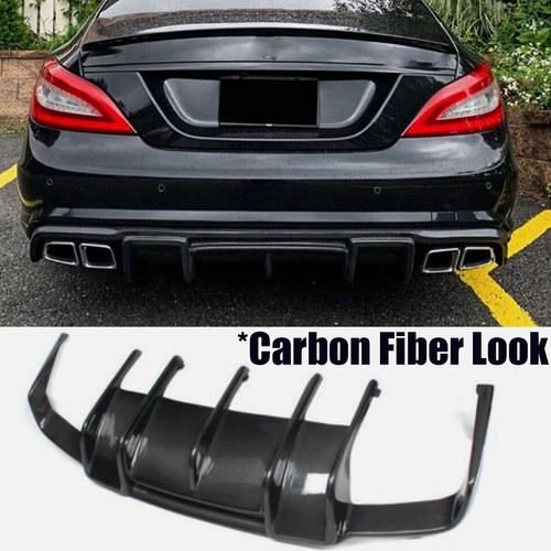 Rear Bumper Diffuser Spoiler Carbon Fiber For Benz W218 CLS550 CLS63 ...