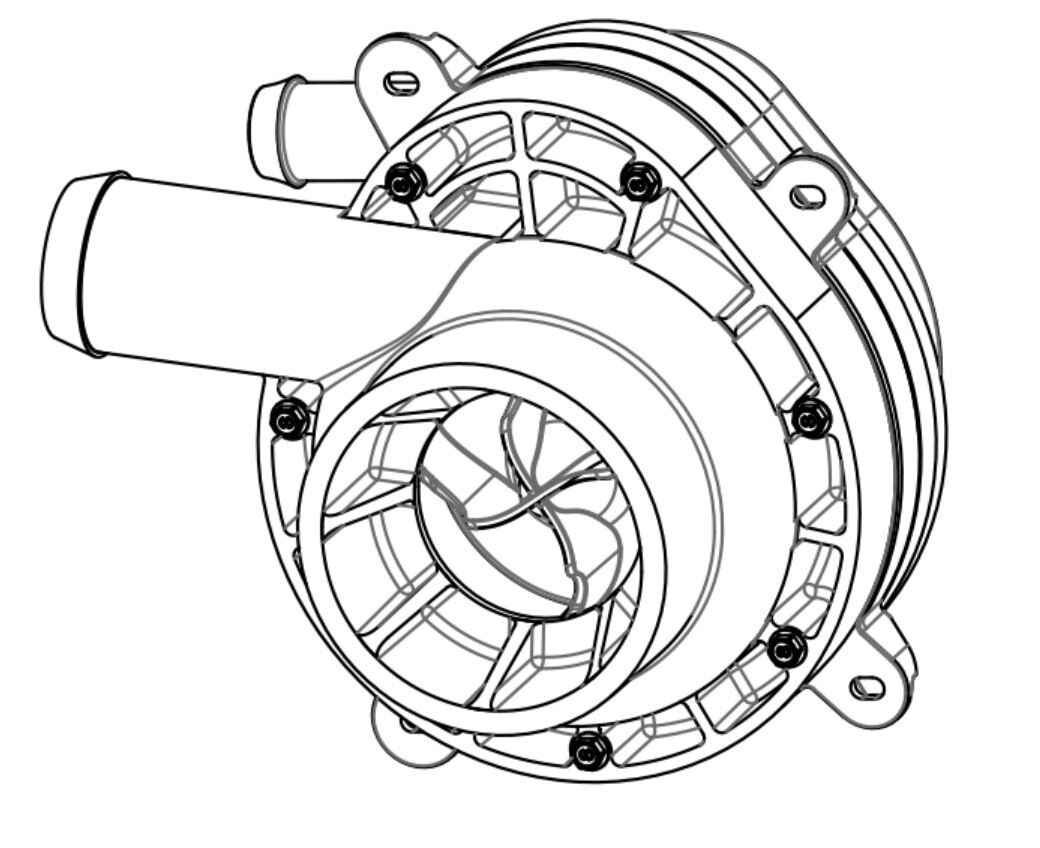 Thetford 97540 Macerator Pump Replacement For Sani-Con Turbo 500S 12 ...