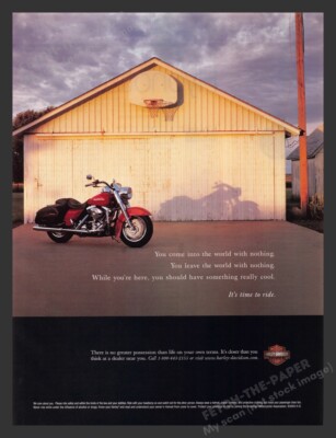 Harley-Davidson Motorcycle "It's Time to Ride" 2000s Print ...