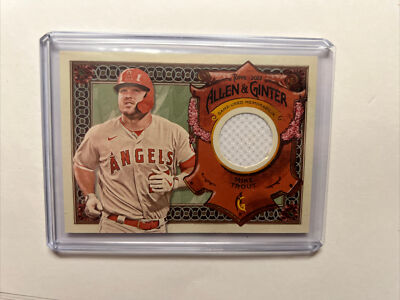 2022 Allen and Ginter Relic A #AGRA-MTR Mike Trout - Angels | eBay