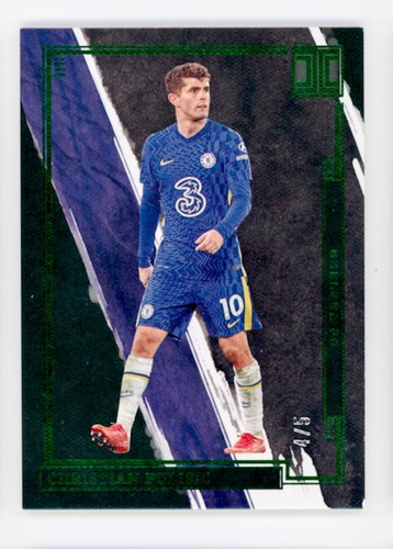 2021-22 Christian Pulisic Panini Impeccable Emerald Chelsea FC Soccer ...