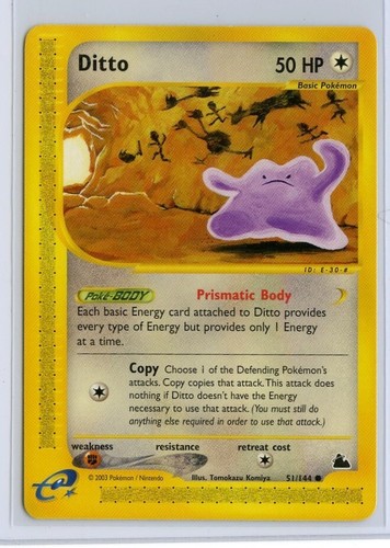 DITTO Card SKYRIDGE Set 51/144 Non-Holo COMMON NM | eBay
