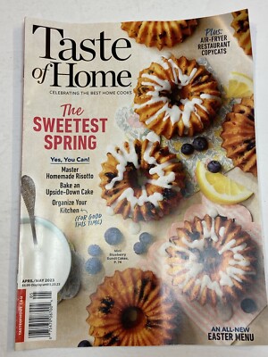 Taste of Home Magazine April May 2023 Easter Menu Air Fryer Blueberry ...