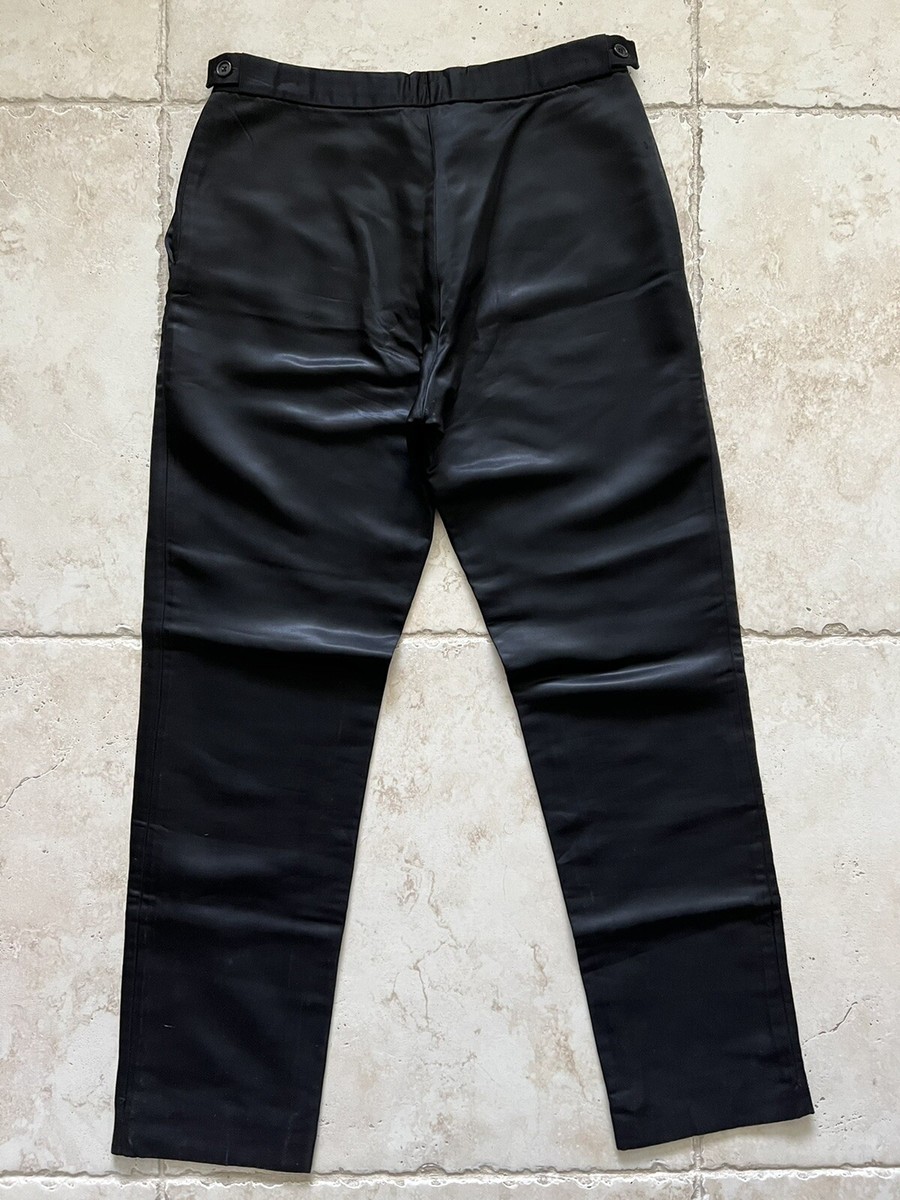 Vintage Helmut Lang Italy Black Pants, Size 44 Italy Archive Vintage Helmut Lang Italy Black Pants, Size 44 Italy Archive