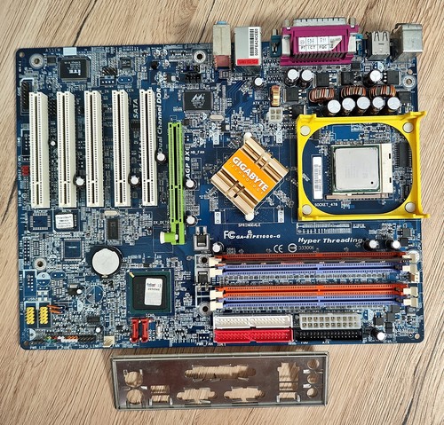 Gigabyte GA-8IPE1000-G Rev 3.1 Socket 478 Intel 865PE Motherboard +CPU +RAM | eBay