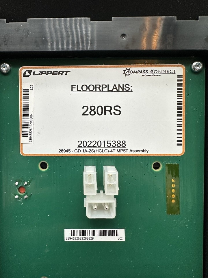 Compass Connect 2022015388 280RS Floor Plan Grand Design MONITOR PANEL ...
