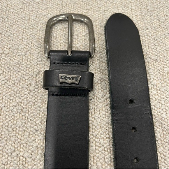 Levi’s CABAZON Leather Belt Black 36 | eBay