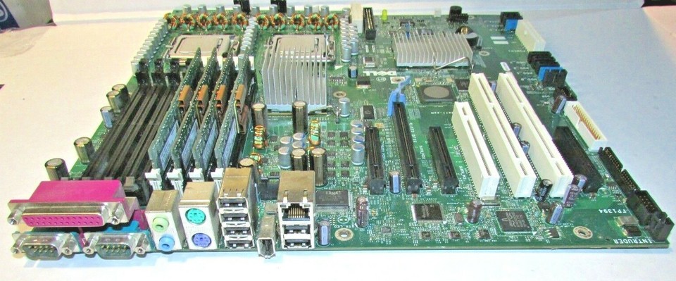 Dell Intel Dual Socket 771 Motherboard 0DT029 WITH DUAL XEON 5060 + 4GB ...