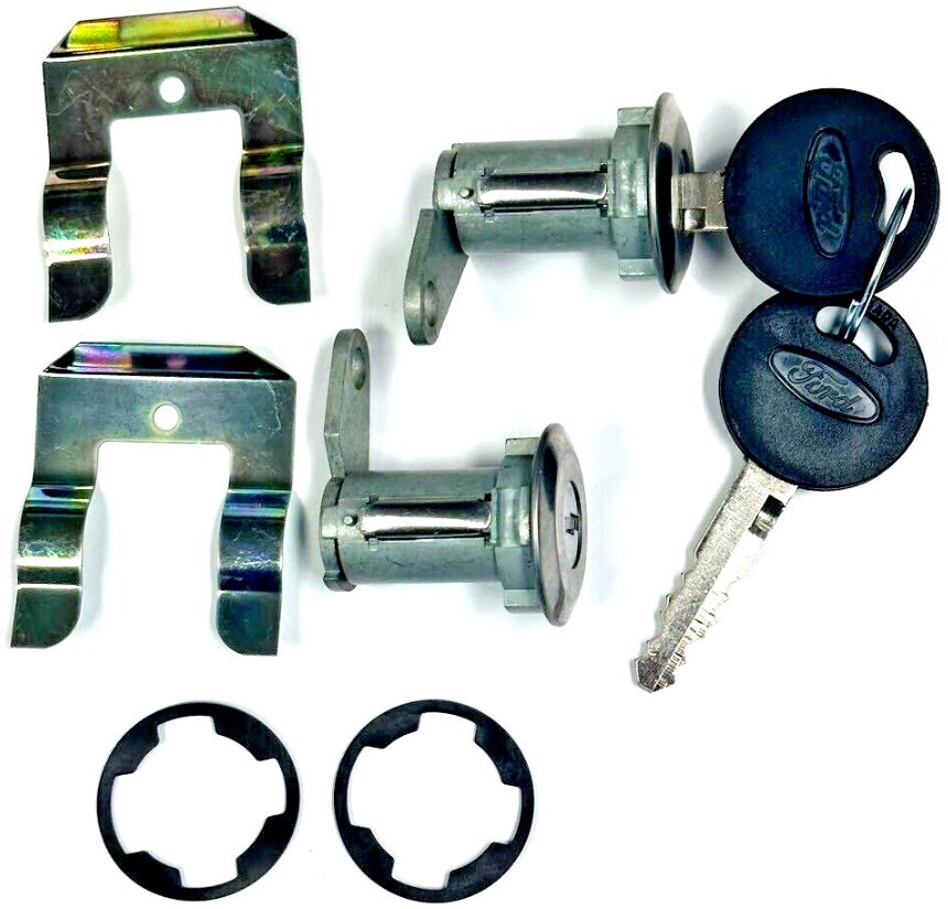 Door Lock Cylinder New Pair Of Ford Door Lock Keyed Cylinders With 2 ...