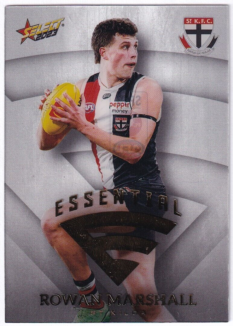 2023 SELECT FOOTY STARS ESSENTIAL ACETATE CARD ST KILDA ROWAN MARSHALL ...