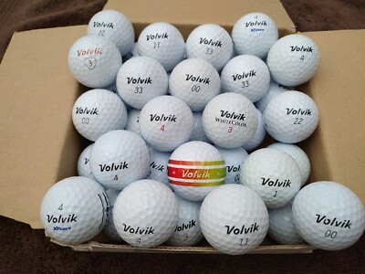 54 Volvik White Power & Soft, XT Soft Mix Used Golf Balls 5A / 4A | eBay