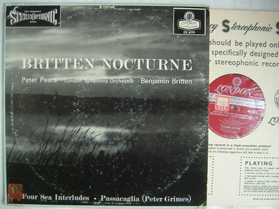 BRITTEN NOCTURNE BENJAMIN BRITTEN CS6179 UK | eBay