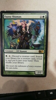 FAUNA SHAMAN M11 Magic 2011 MTG Green Creature | eBay Australia